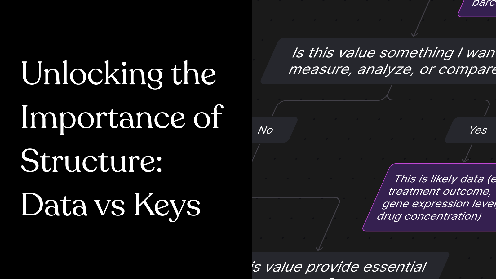 Unlocking the Importance of Structure: Data vs Keys Unlocking the Importance of Structure: Data vs Keys